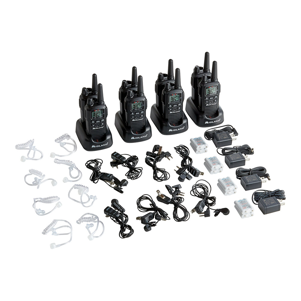 Midland FRS Two-Way Business Radio Bundle LXT600BBX4 - 8/Pack