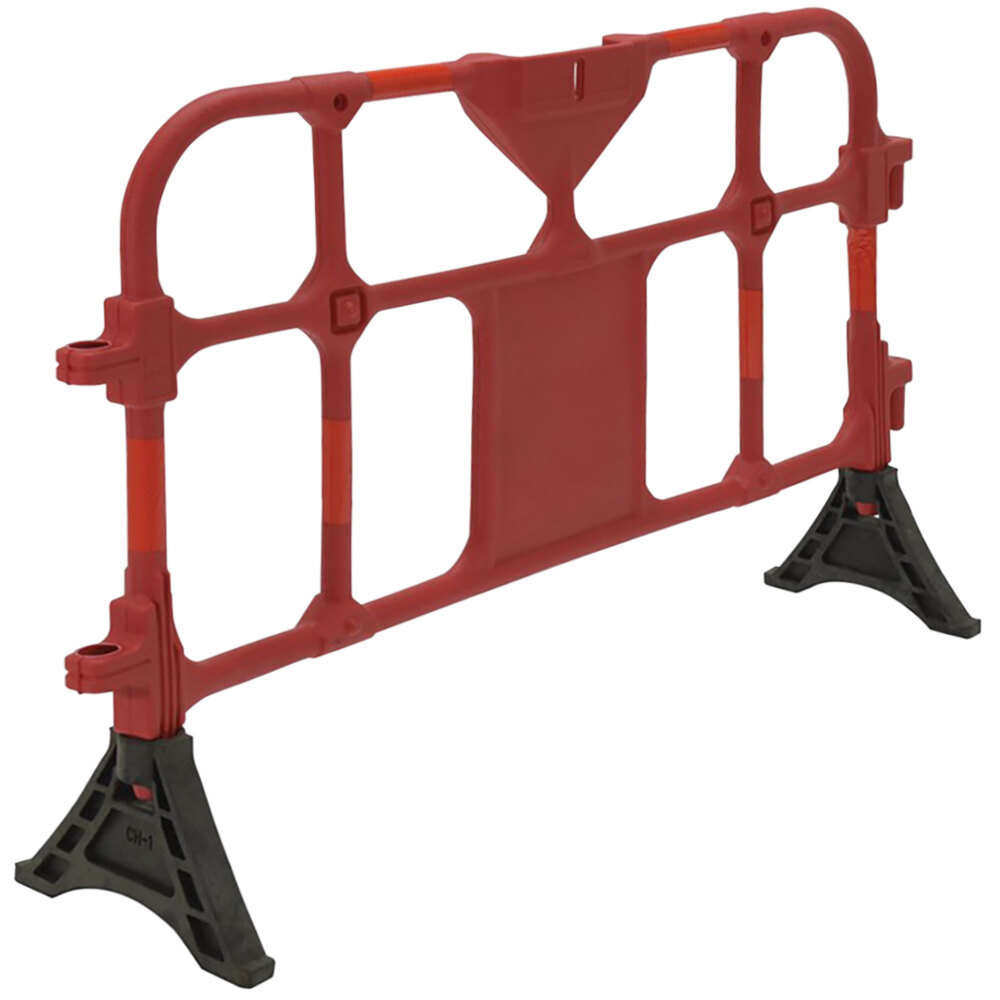 Vestil 15 1/2" x 59" x 40" Red High-Density Polyethylene Interlocking ...