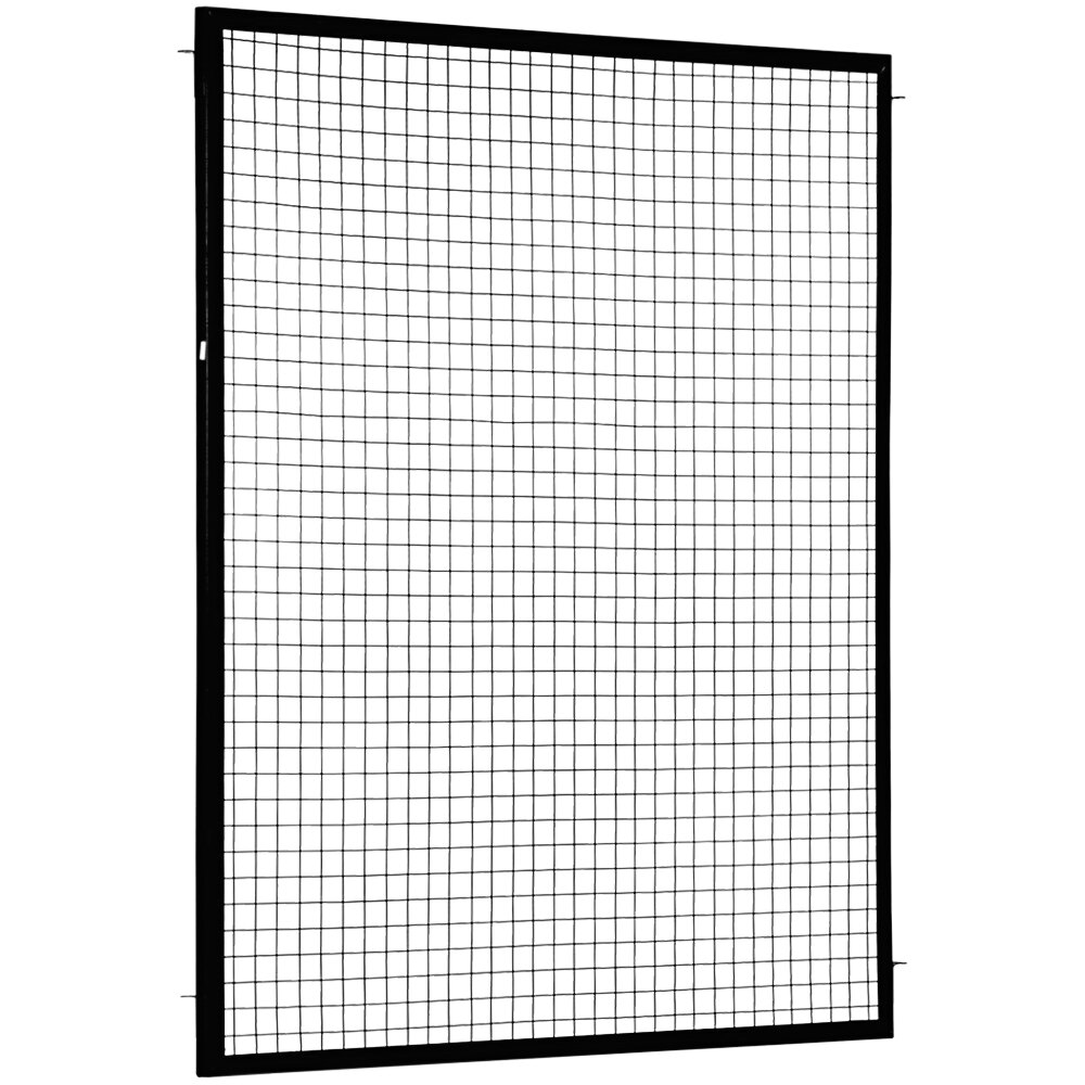 Vestil 6' x 5' Black Steel Panel for Adjustable Perimeter Guard System ...