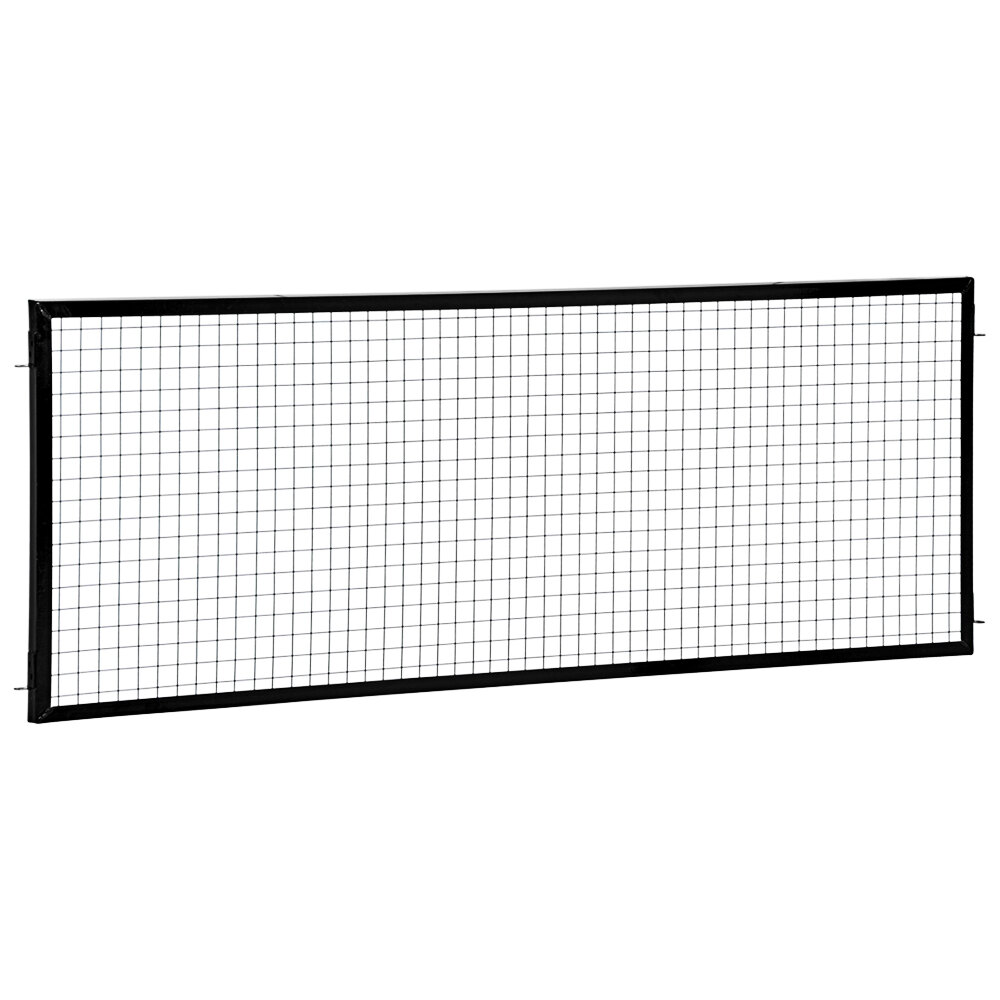 Vestil 3' x 8' Black Steel Panel for Adjustable Perimeter Guard System ...