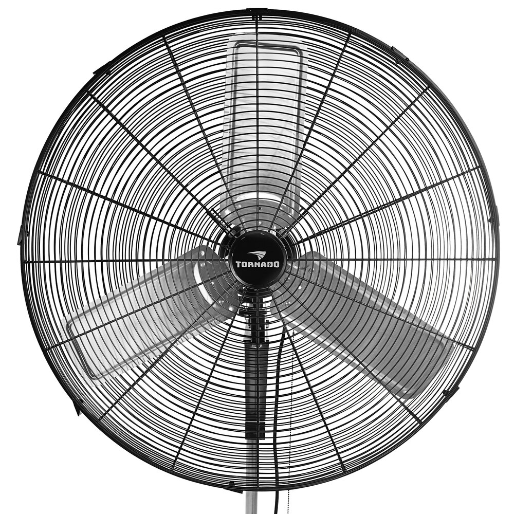 Tornado Pro Series 30" Industrial 3-Speed Oscillating Metal Wall Fan HI ...