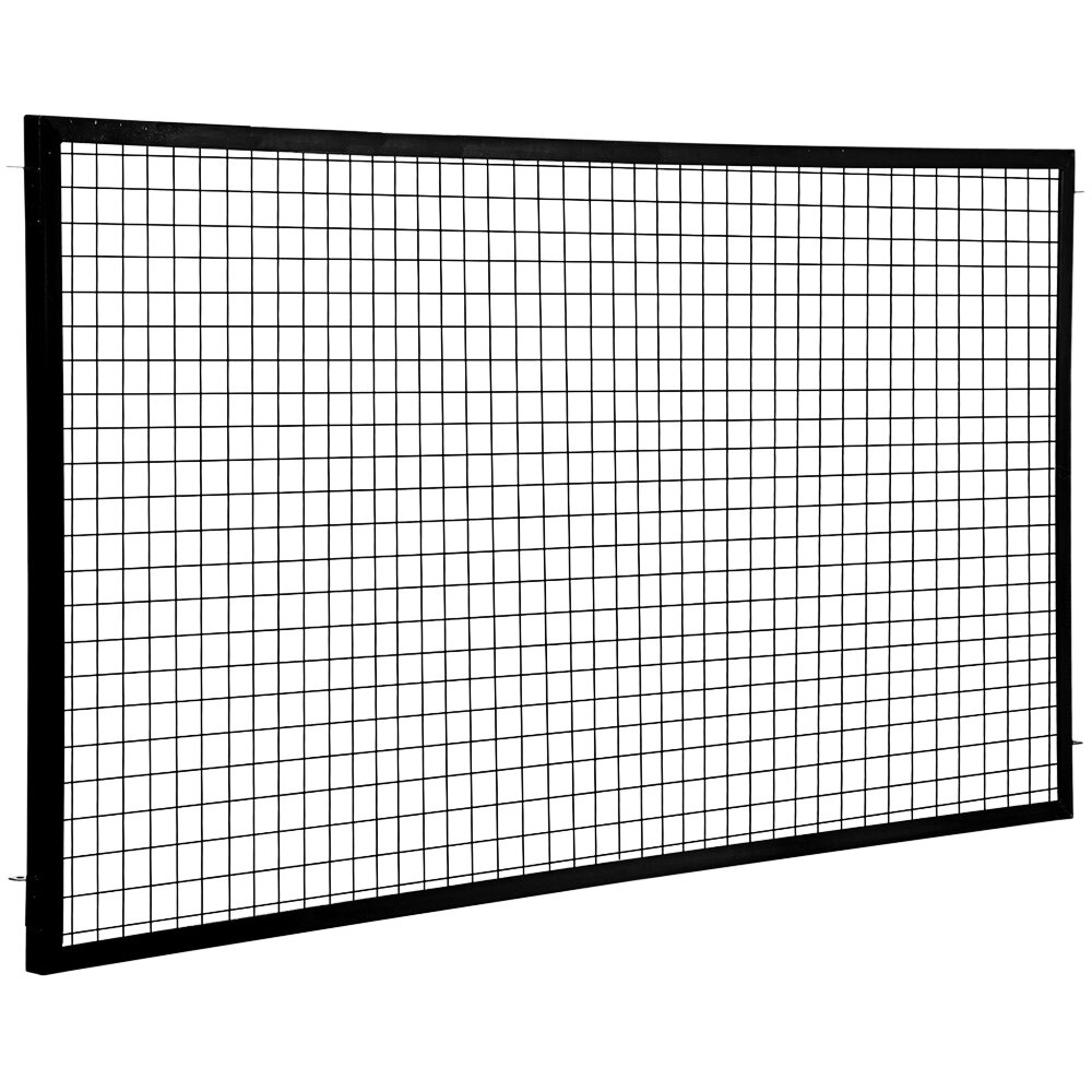 Vestil 4' x 8' Black Steel Panel for Adjustable Perimeter Guard System ...