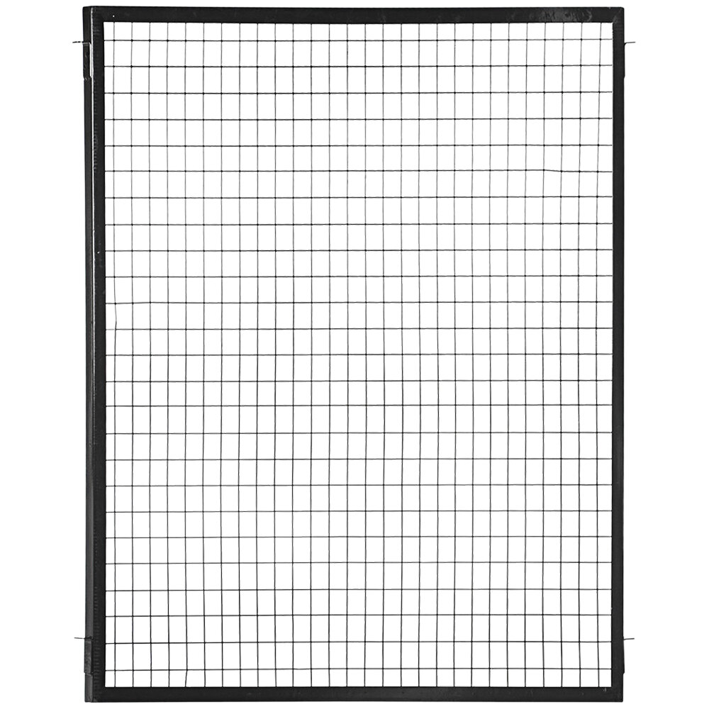 Vestil 5' x 5' Black Steel Panel for Adjustable Perimeter Guard System ...