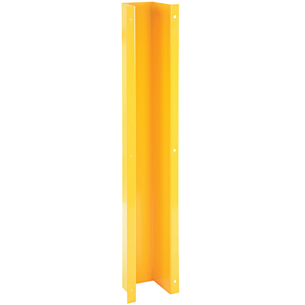 Vestil 6 1/8" x 9 3/16" x 48" Yellow Steel Pipe and Downspout Protector ...