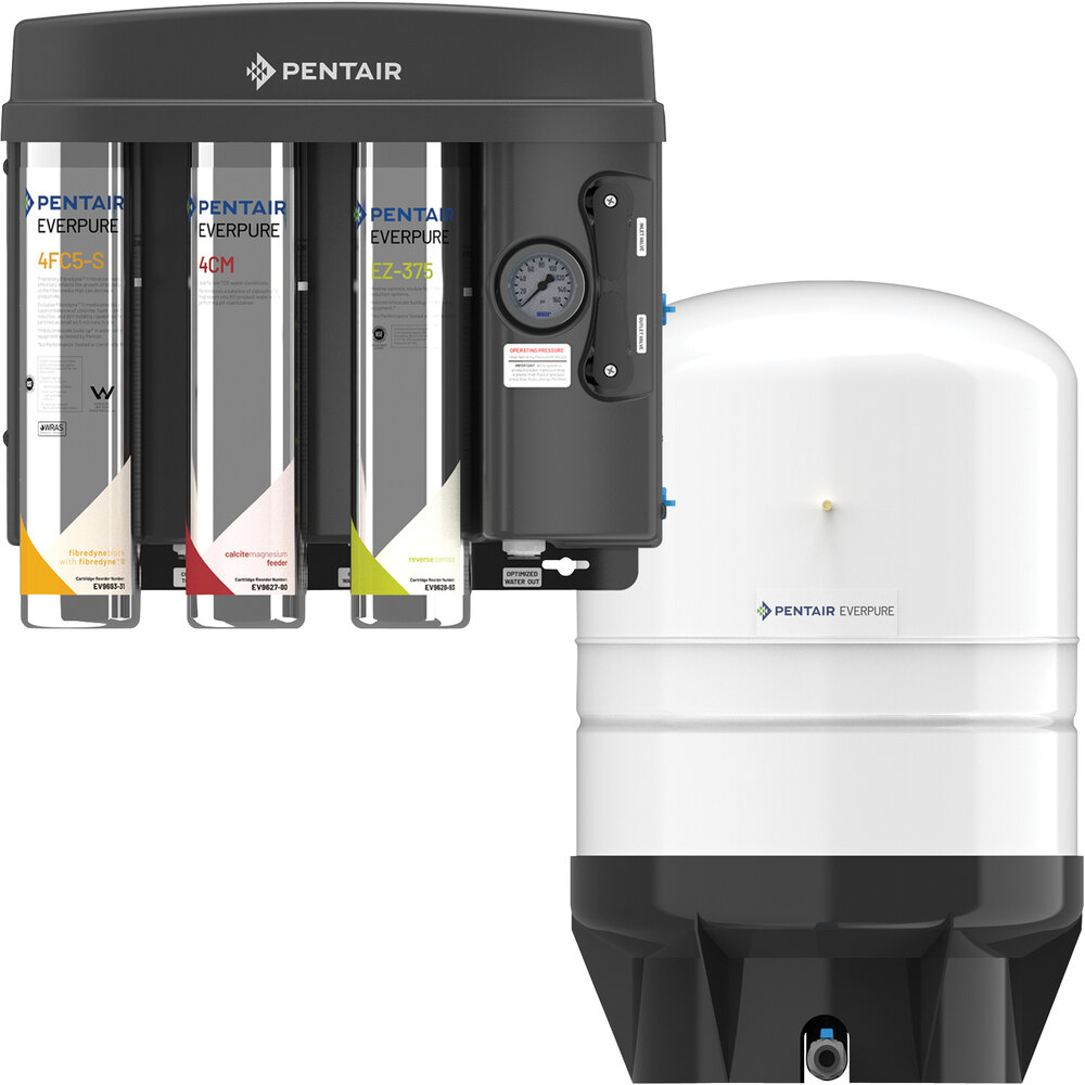 Everpure EV9975-57 EZ-RO 375/10G Reverse Osmosis System with White 10 ...