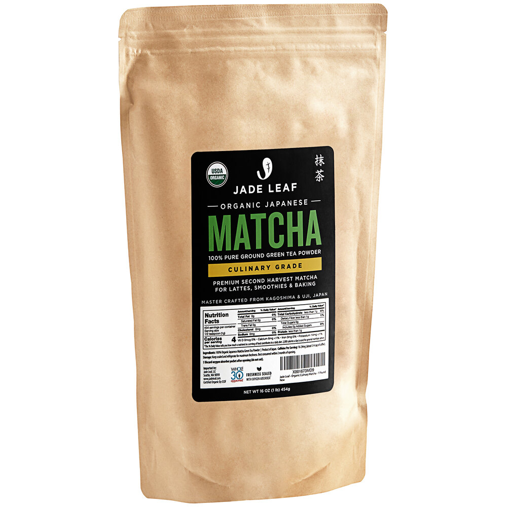 Jade Leaf Organic Culinary Matcha Powder 1 lb. (454g)
