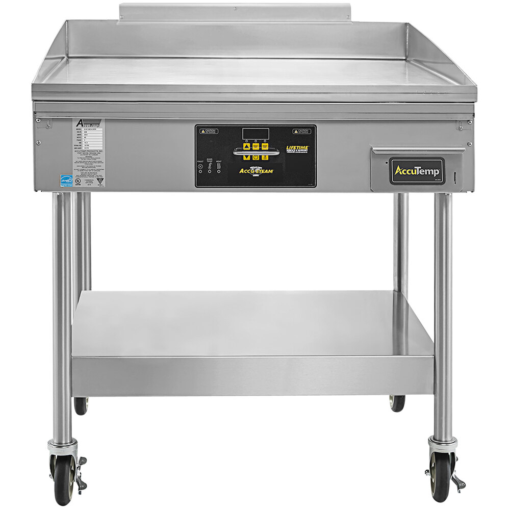 AccuTemp GGF1201B4850-S2 AccuSteam 48" x 24" Natural Gas Griddle with ...