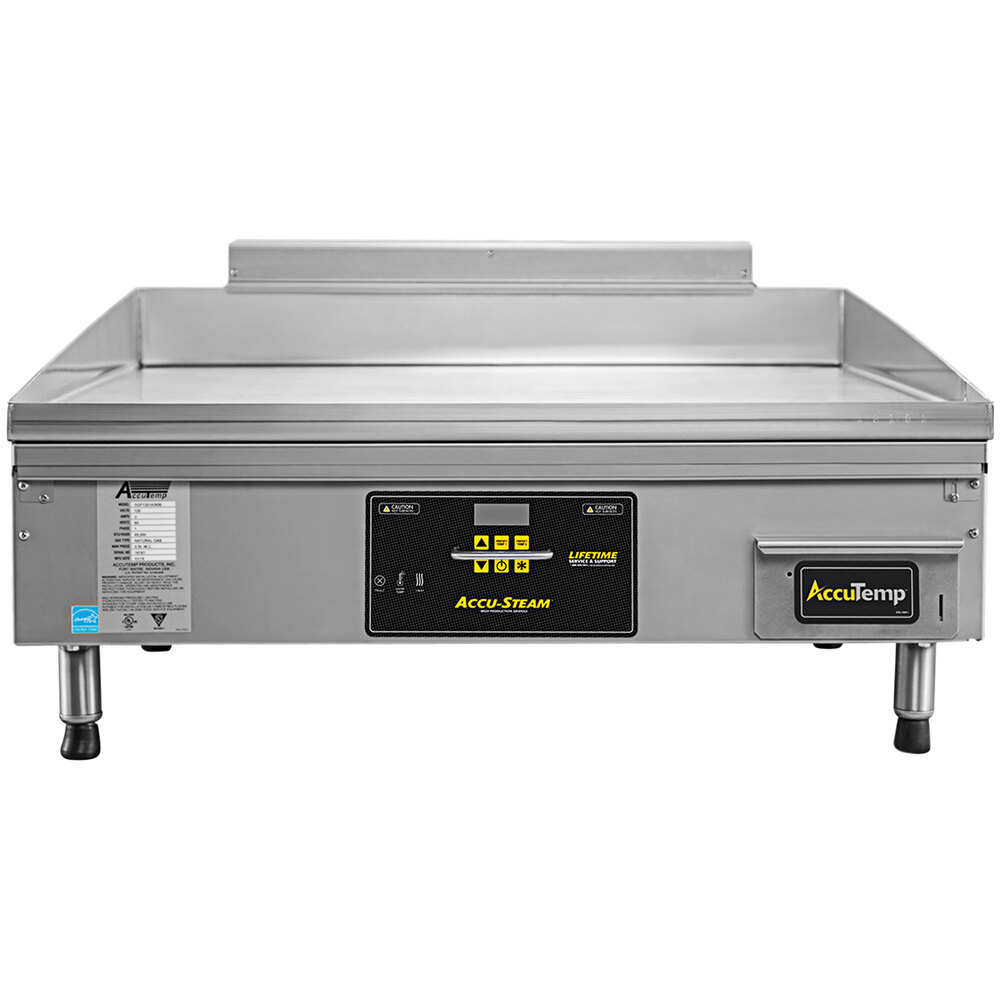AccuTemp GGF1201A3650-T1 AccuSteam 36" x 30" Countertop Natural Gas ...