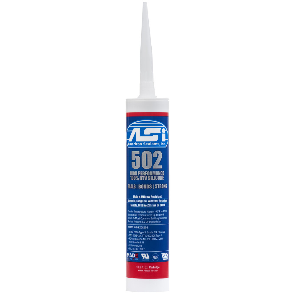 American Sealants 10.2 oz. Aluminum/Stainless Steel Finish Silicone Sealant
