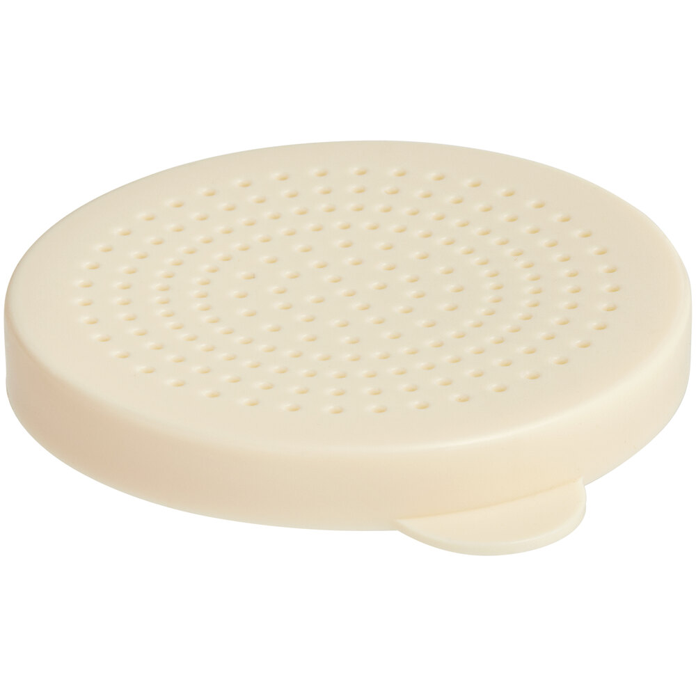 Choice Beige Lid for 10 oz. Polycarbonate Shaker