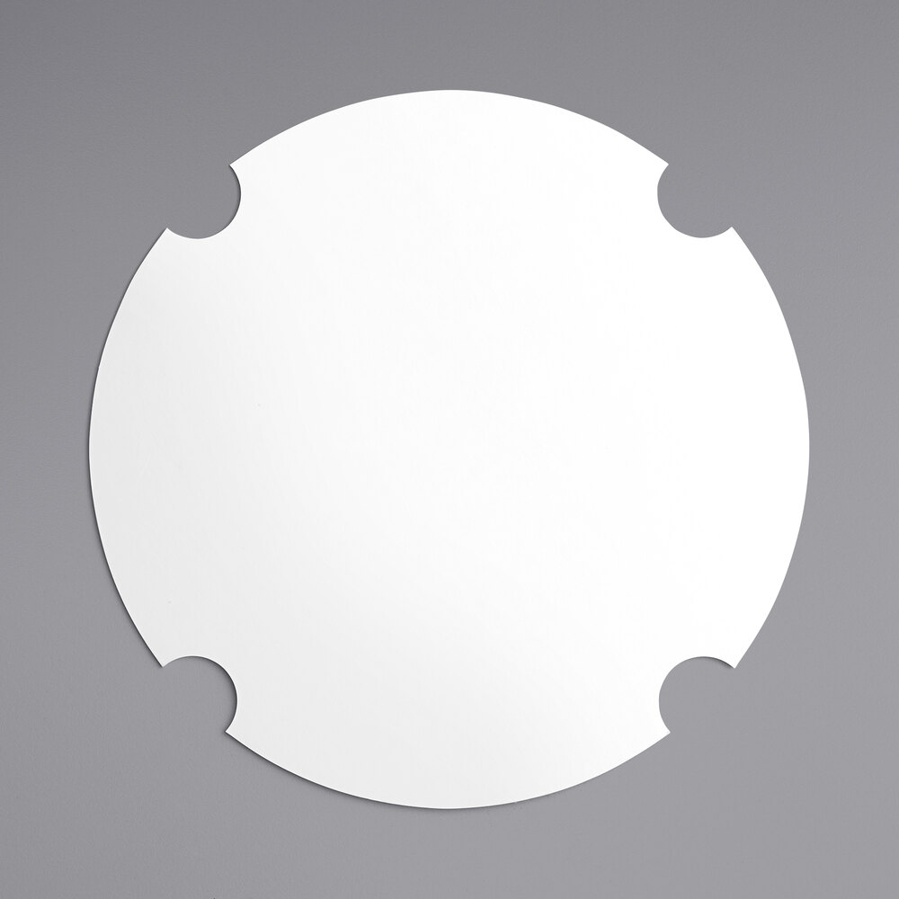 Inno-Pak 130 oz. White Poly-Coated Paper Bucket Lid - 200/Case