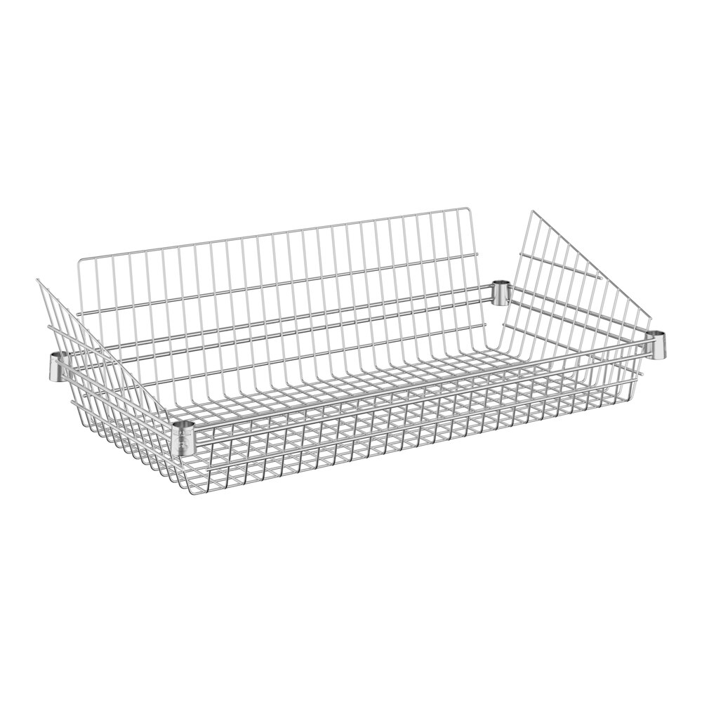 Regency 18" x 36" NSF Chrome Retail Storage Display Basket