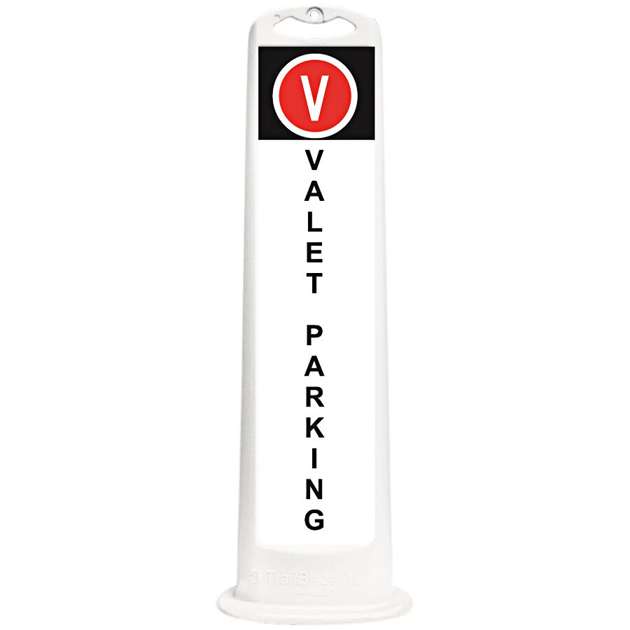 Cortina Trailblazer XL 45" White "Valet Parking" Vertical Panel with 15 ...