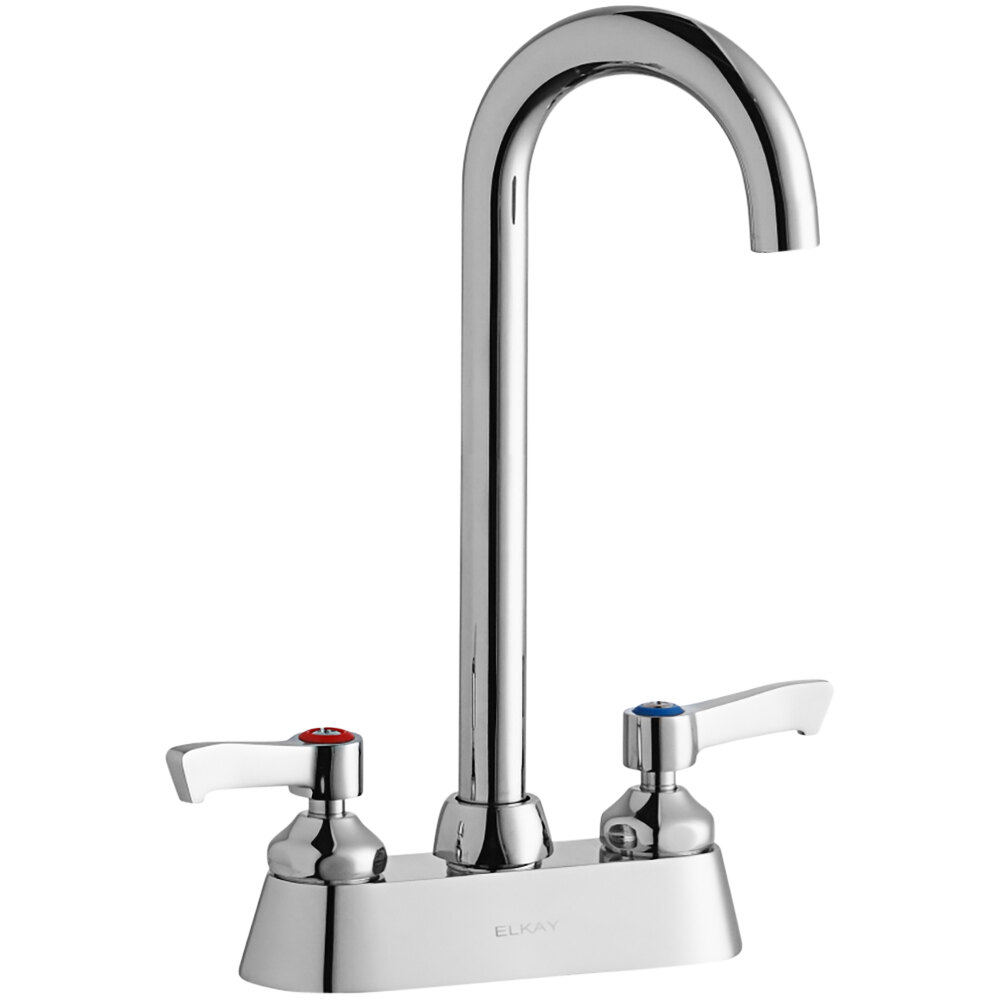 Zurn Elkay LK406LGN05L2 Deck Mount Laminar Flow Faucet with 4" Centers ...