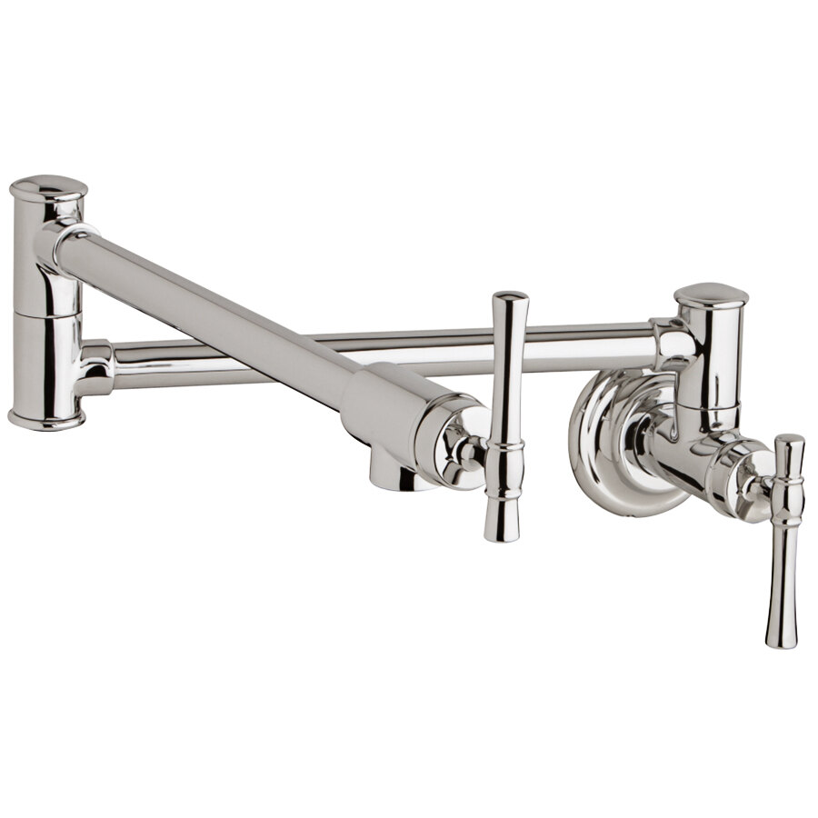 Zurn Elkay LKEC2091PN Explore Polished Nickel Wall-Mounted Pot and ...