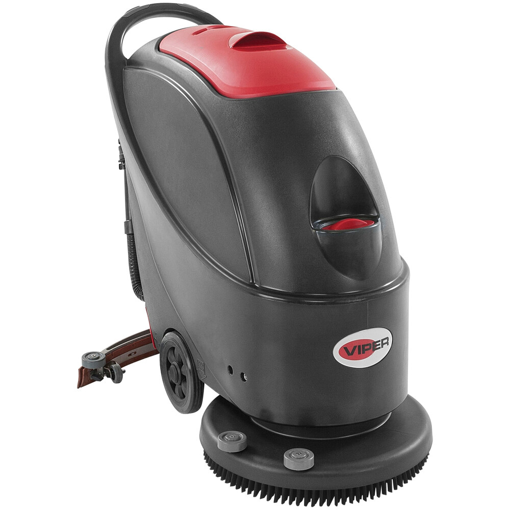 Viper AS510B-US 20" AGM Cordless Walk Behind Disc Floor Scrubber - 10.5 ...