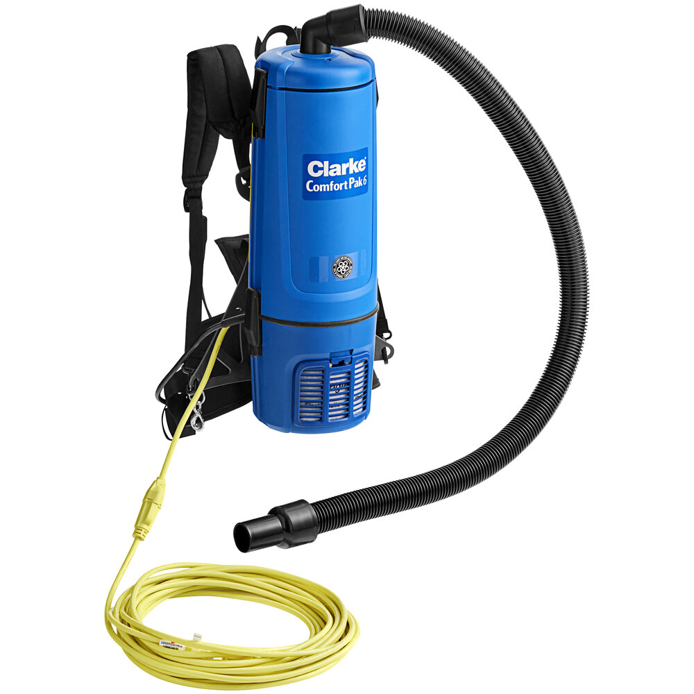 Clarke Comfort Pak 6 Qt. Backpack Vacuum with HEPA Filtration and Tool ...