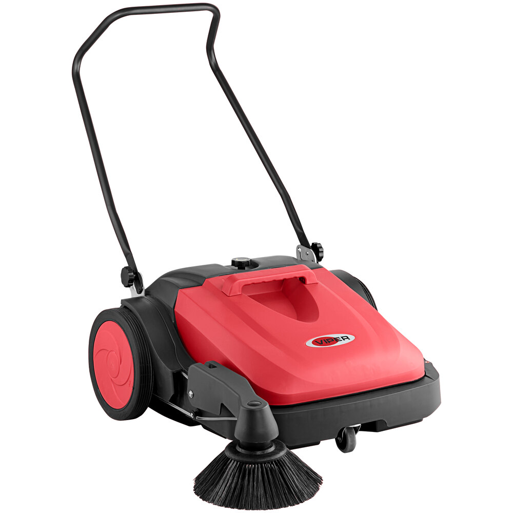 Viper PS480 28" 10 Gallon Manual Push Sweeper