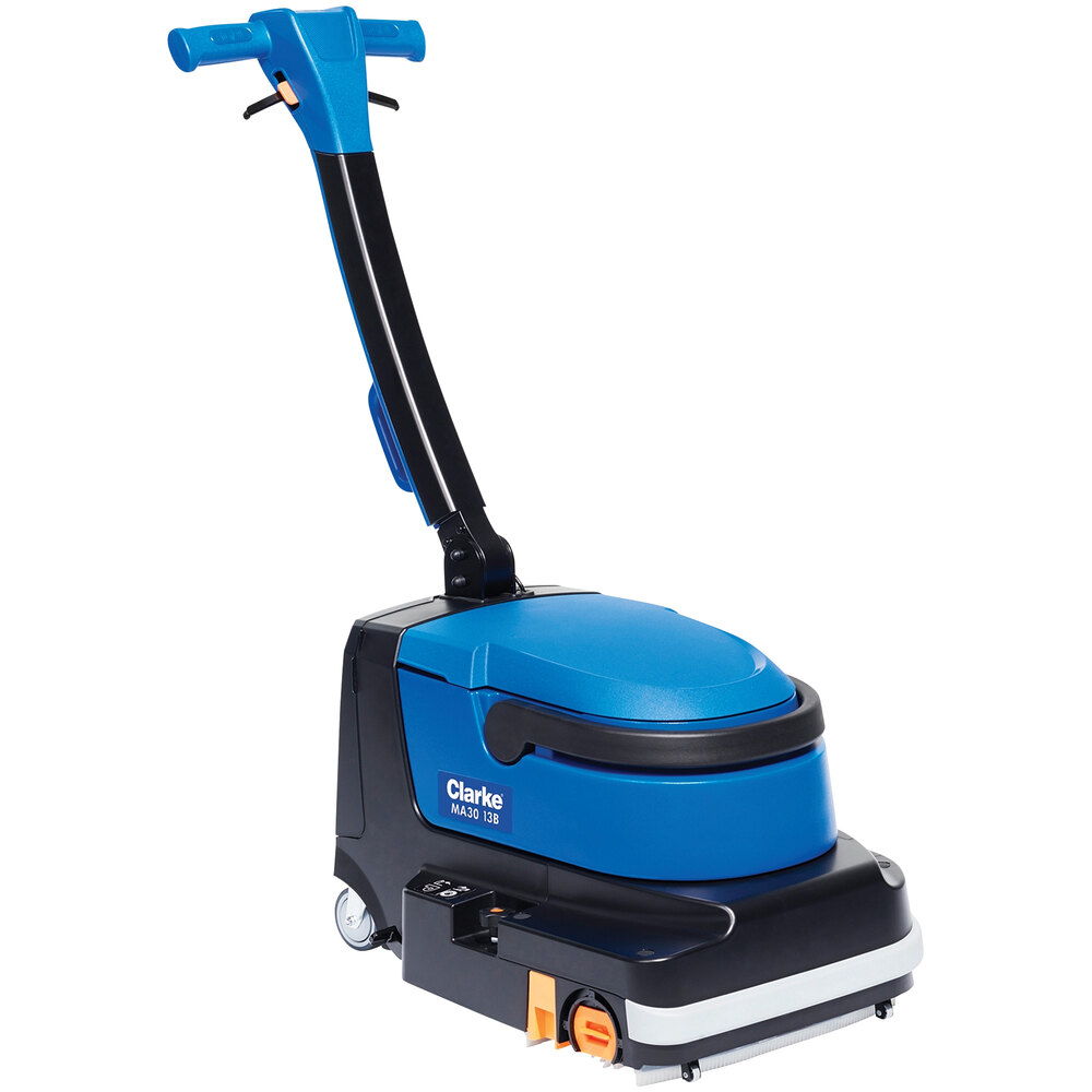 Clarke MA30 13B 14" Cordless Walk Behind Cylindrical Floor Scrubber - 1 ...