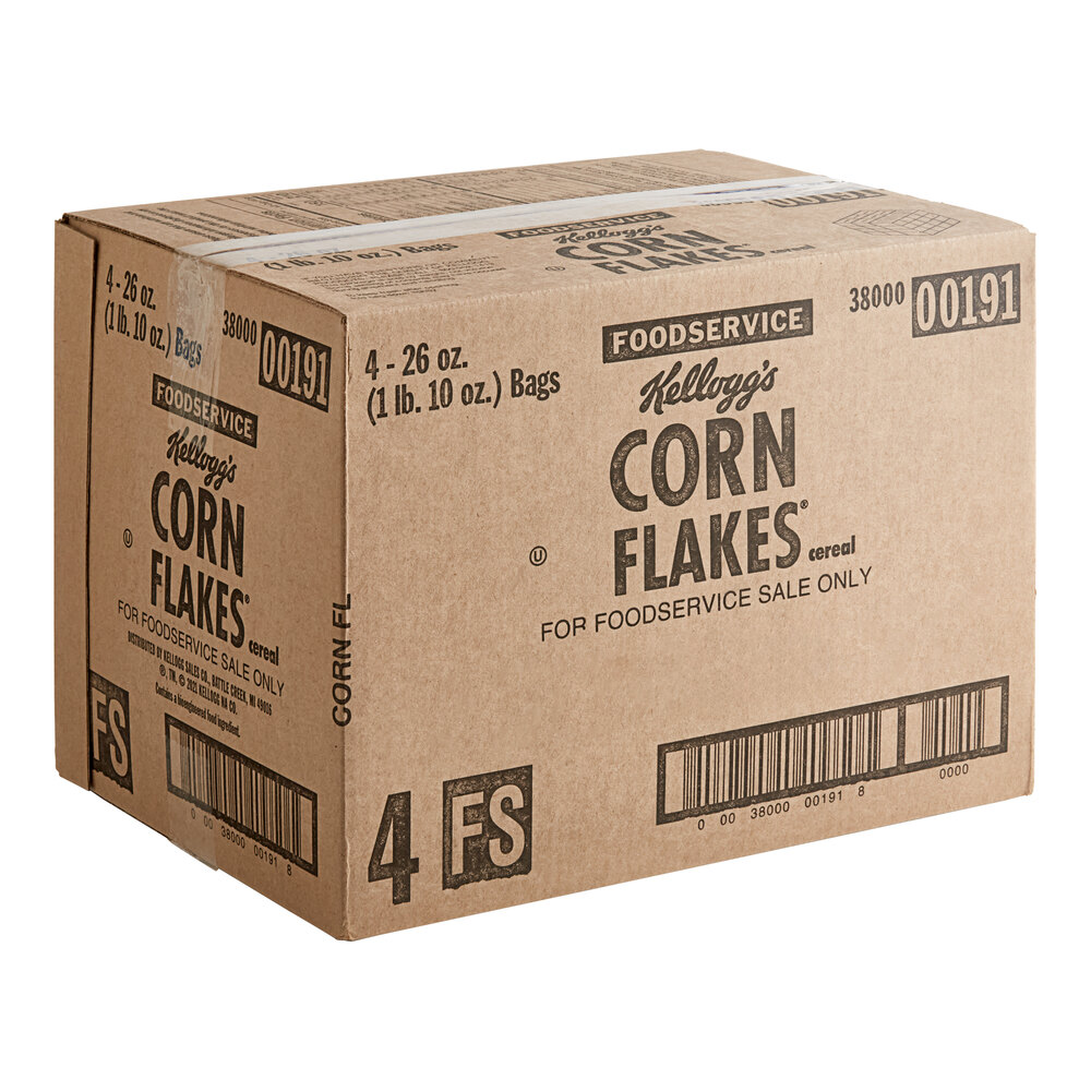 Kellogg's Corn Flakes Cereal 26 oz. - 4/Case