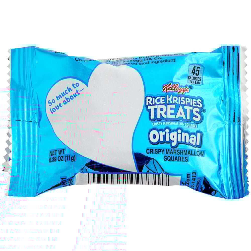 Kellogg's Original Rice Krispies Treats Mini-Square 0.39 oz. - 600/Case