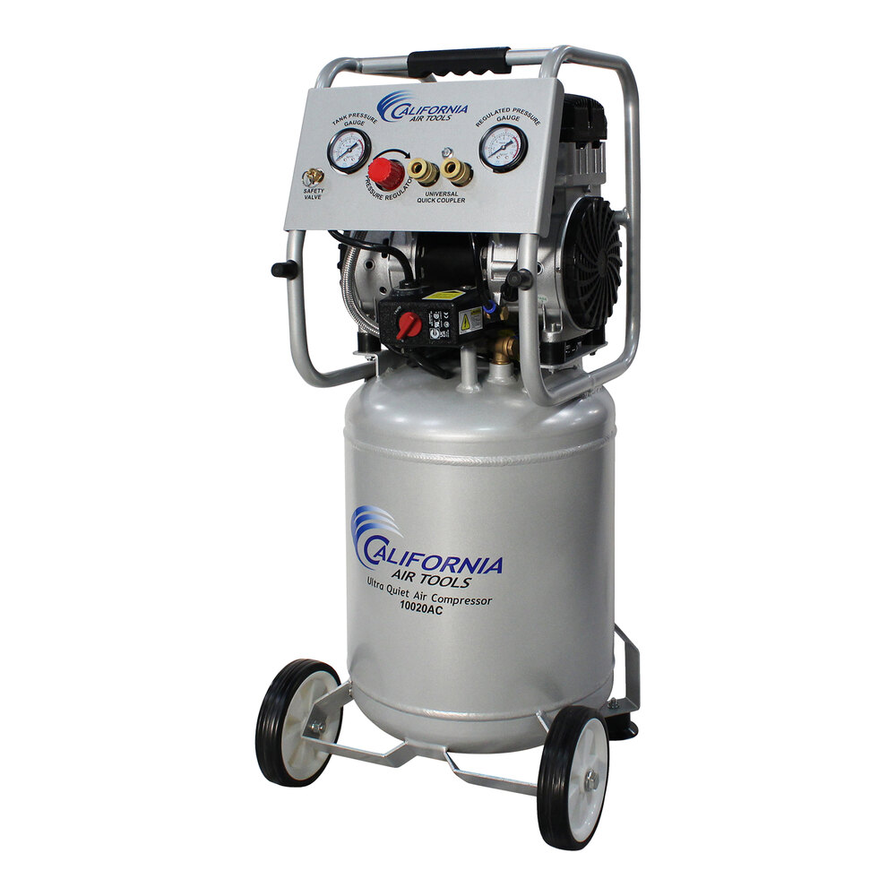 California Air Tools Ultra Quiet Oil-Free 10 Gallon Aluminum Tank Air ...