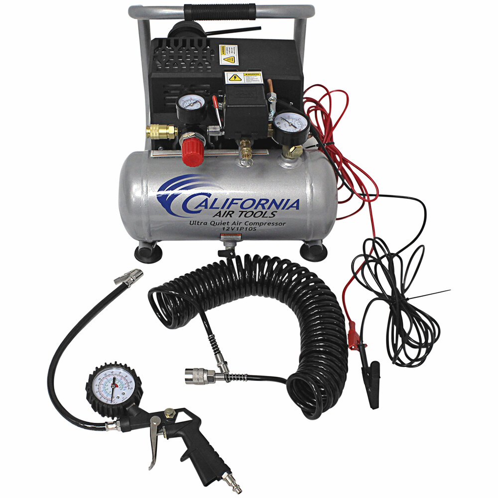 California Air Tools Ultra Quiet Oil-Free Battery-Operated 1 Gallon ...