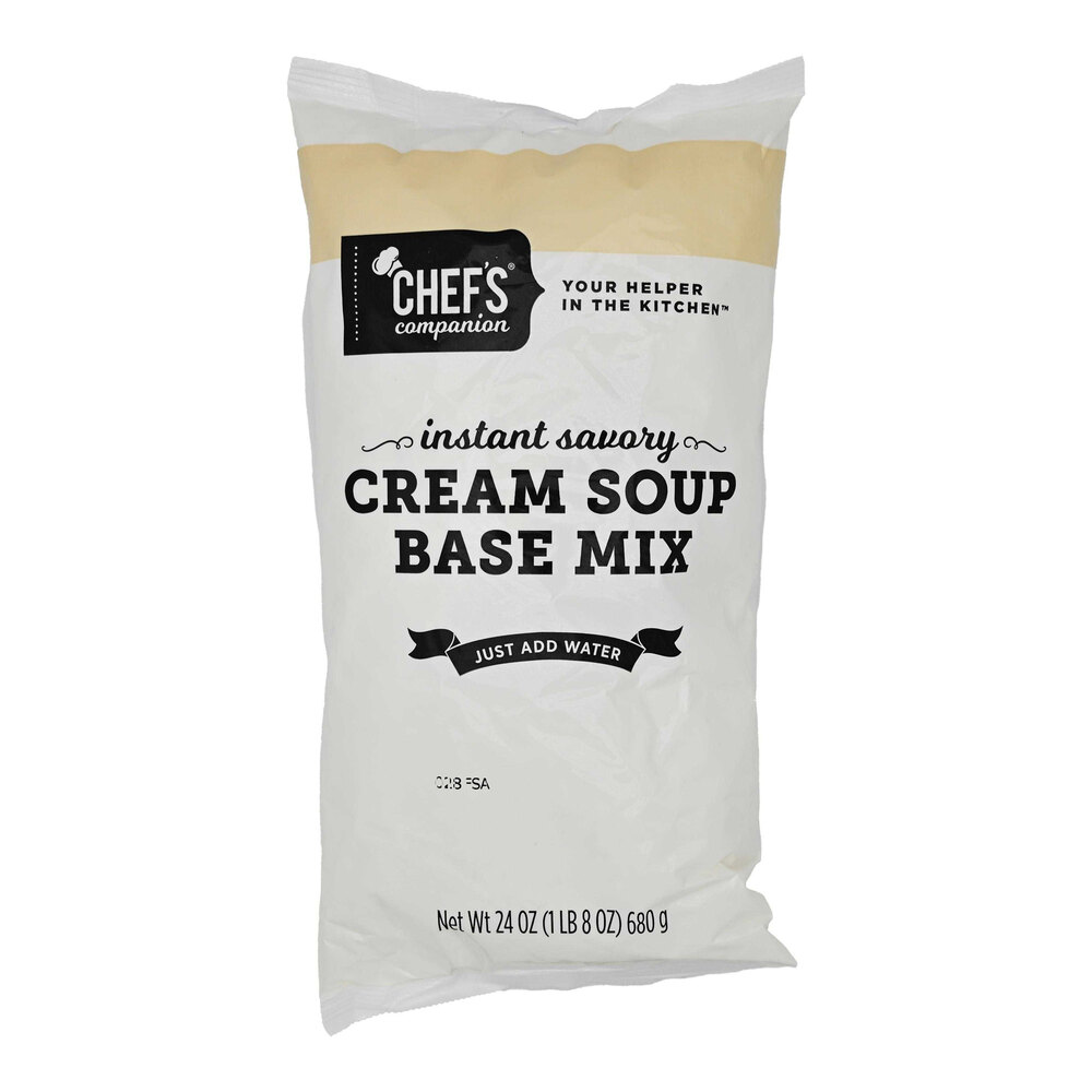 Chef's Companion Bulk Powdered Cream Soup Base - 24 oz.