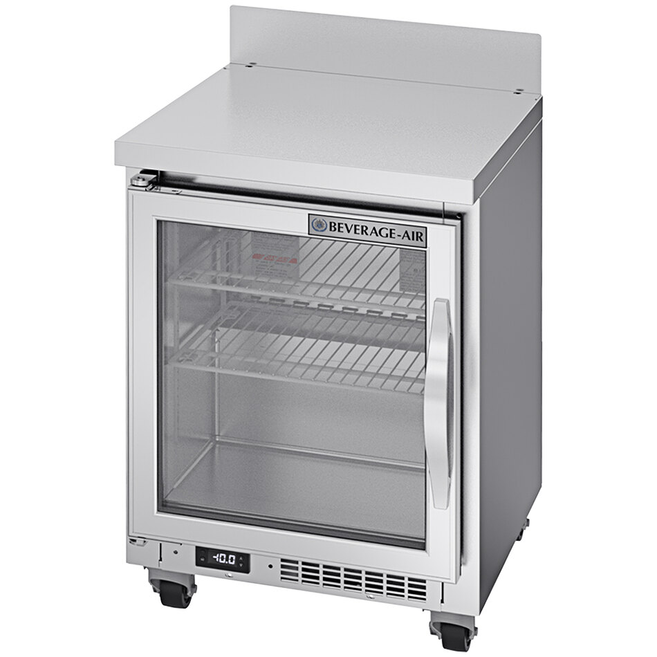 Beverage-Air WTF20HC-23-24-25 20" Low Profile Worktop Freezer with Left ...