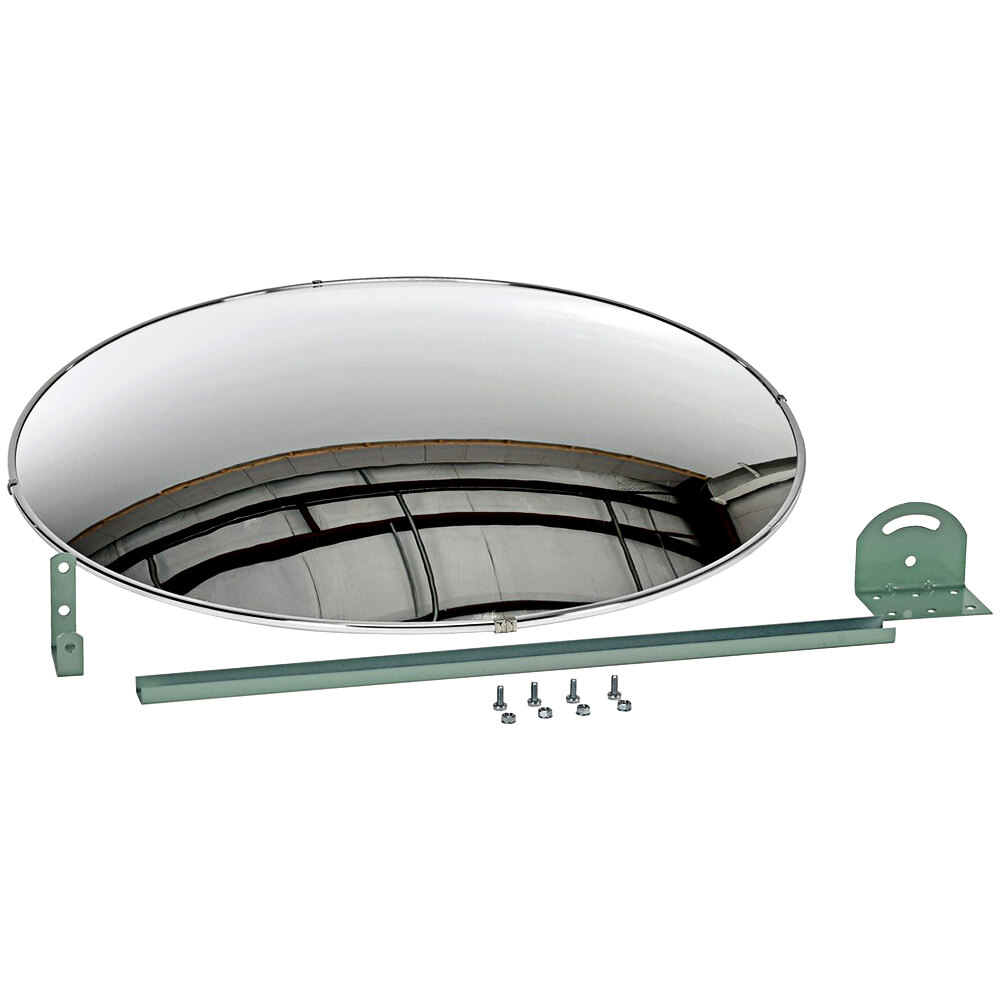 Vestil 30" Indoor Round Industrial Acrylic Convex Mirror CNVX-30