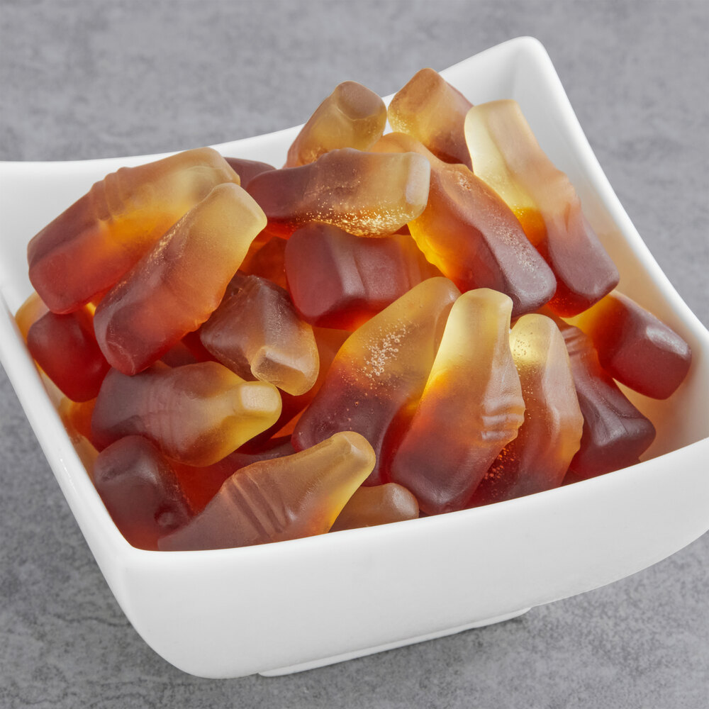 Kervan Gummy Cola Bottles 5 lb. - 4/Case
