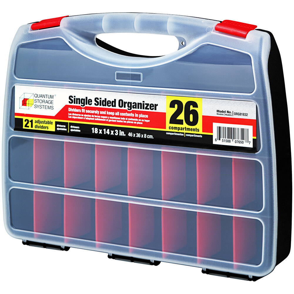 Quantum 14" x 18" x 3" Single Sided Organizer with 21 Dividers ORG81832