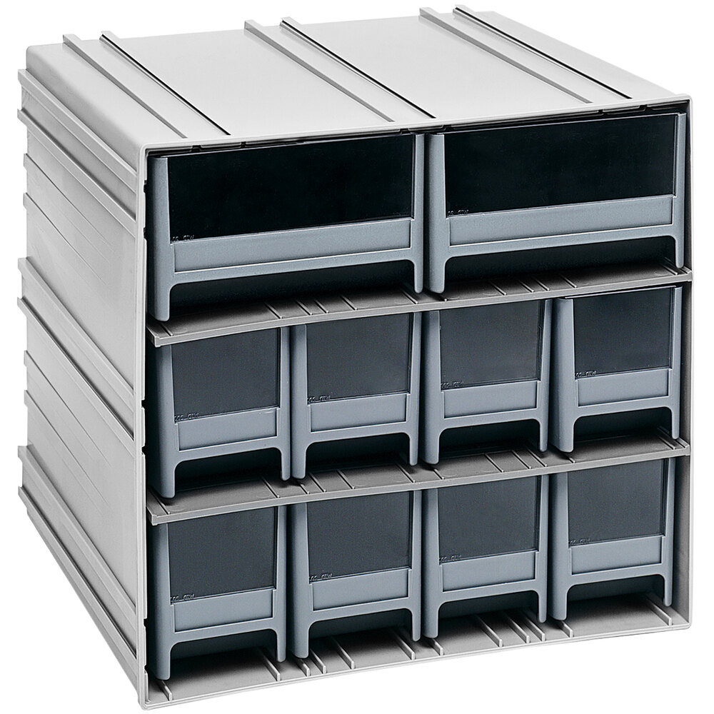 Quantum 11 3/8" x 11 3/4" x 11" Interlocking Storage Cabinets with 8 ...