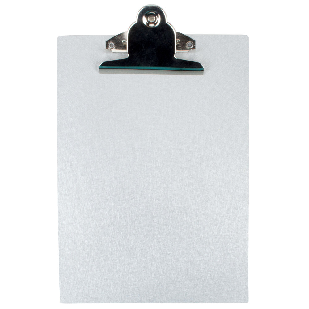 Menu Solutions ALSIN46-CLIP 4" x 6" Alumitique Customizable Single ...