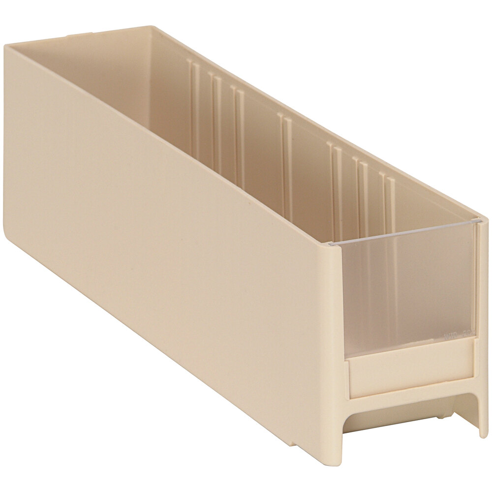 Quantum 2 3/4" x 11" Ivory High Impact Polystyrene Interlocking Cabinet ...