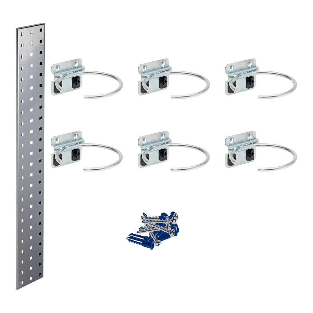 Triton Products LocBoard 4 1/2" x 36" Silver Steel Pneumatic Tool ...