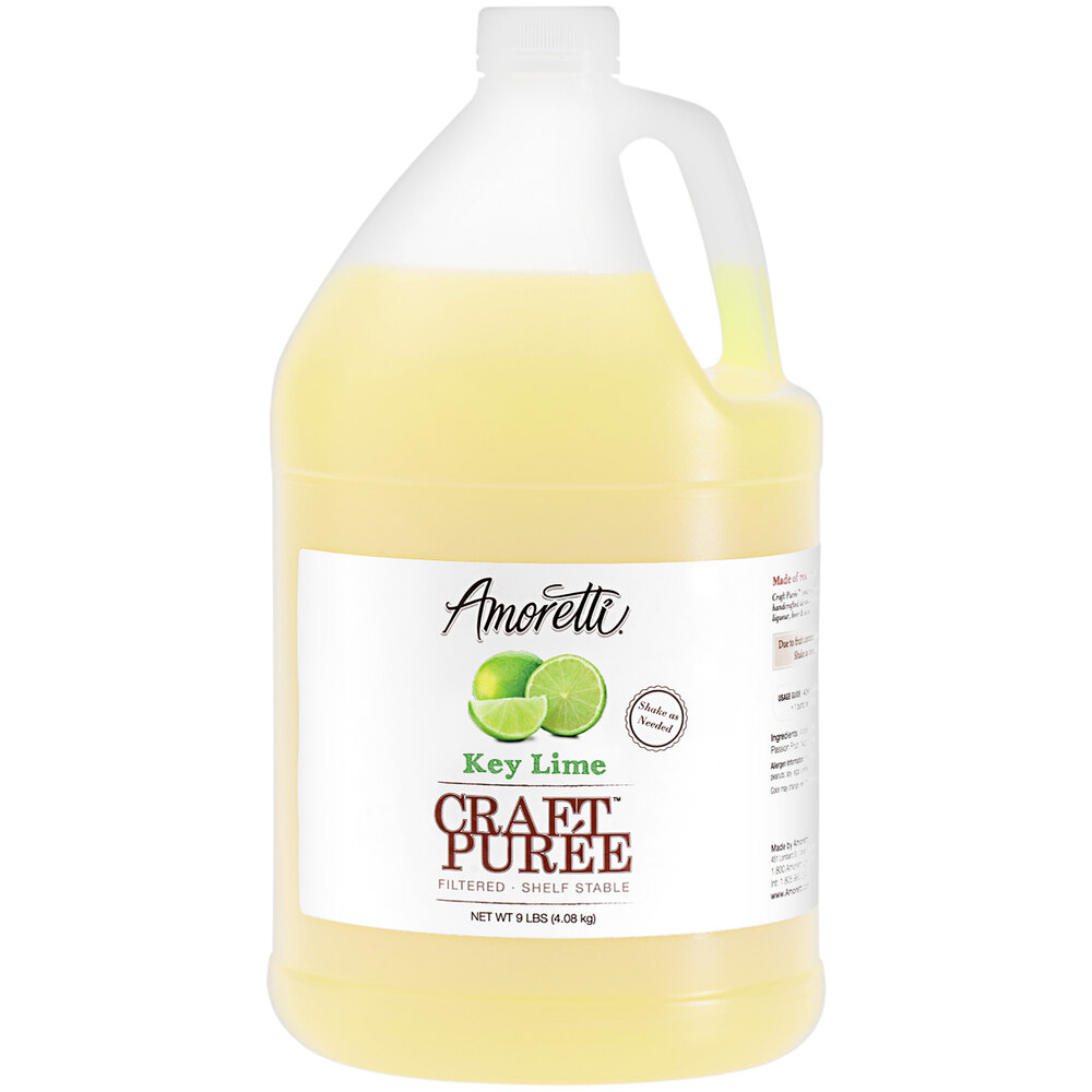 Amoretti Key Lime Craft Puree 1 Gallon
