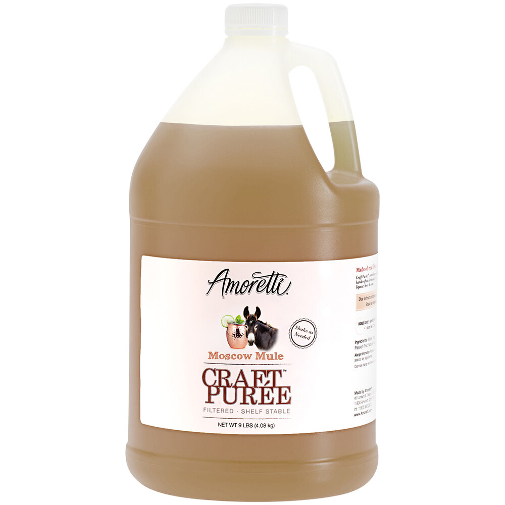 Amoretti Moscow Mule Craft Puree 1 Gallon