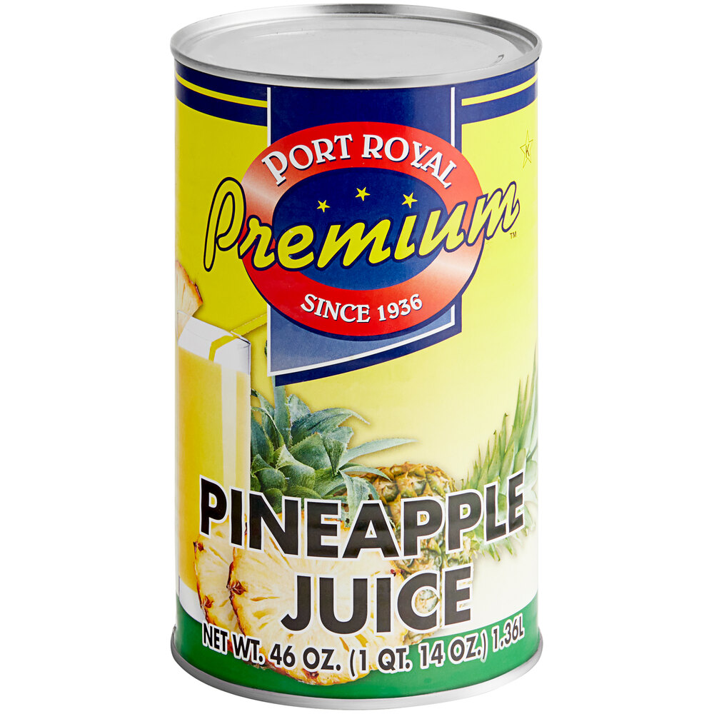 Port Royal Pineapple Juice 46 oz. - 12/Case