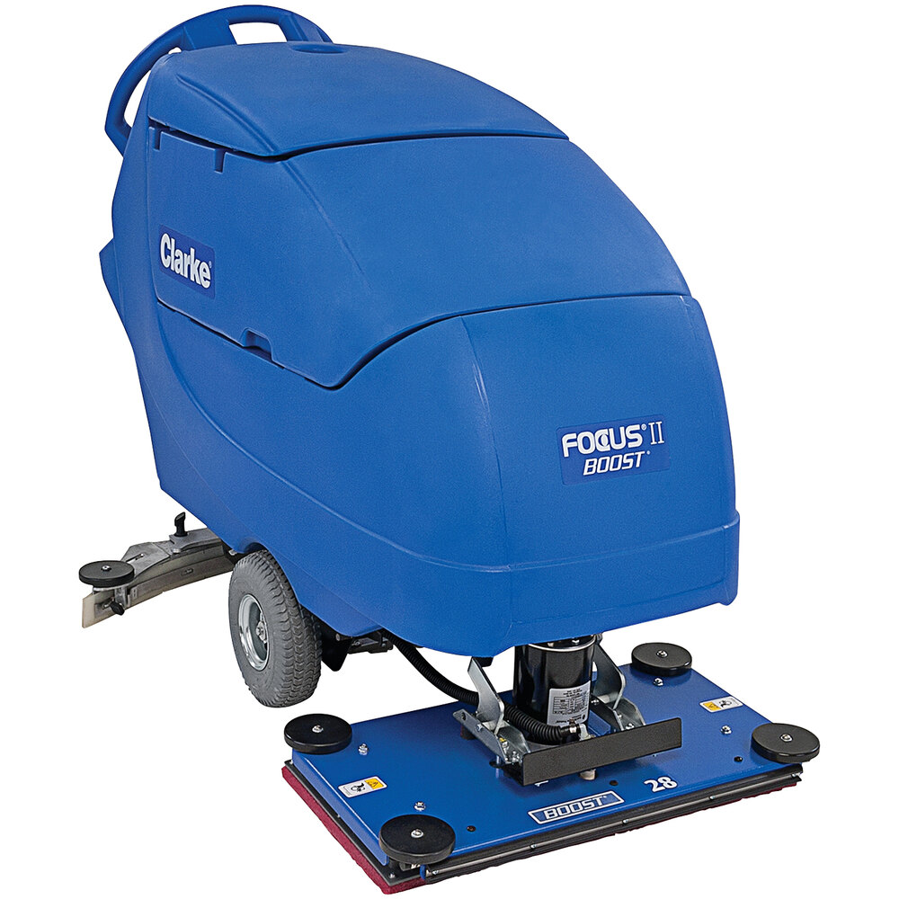 Clarke 05374A Focus II BOOST28 28" AGM Cordless Walk Behind Floor ...