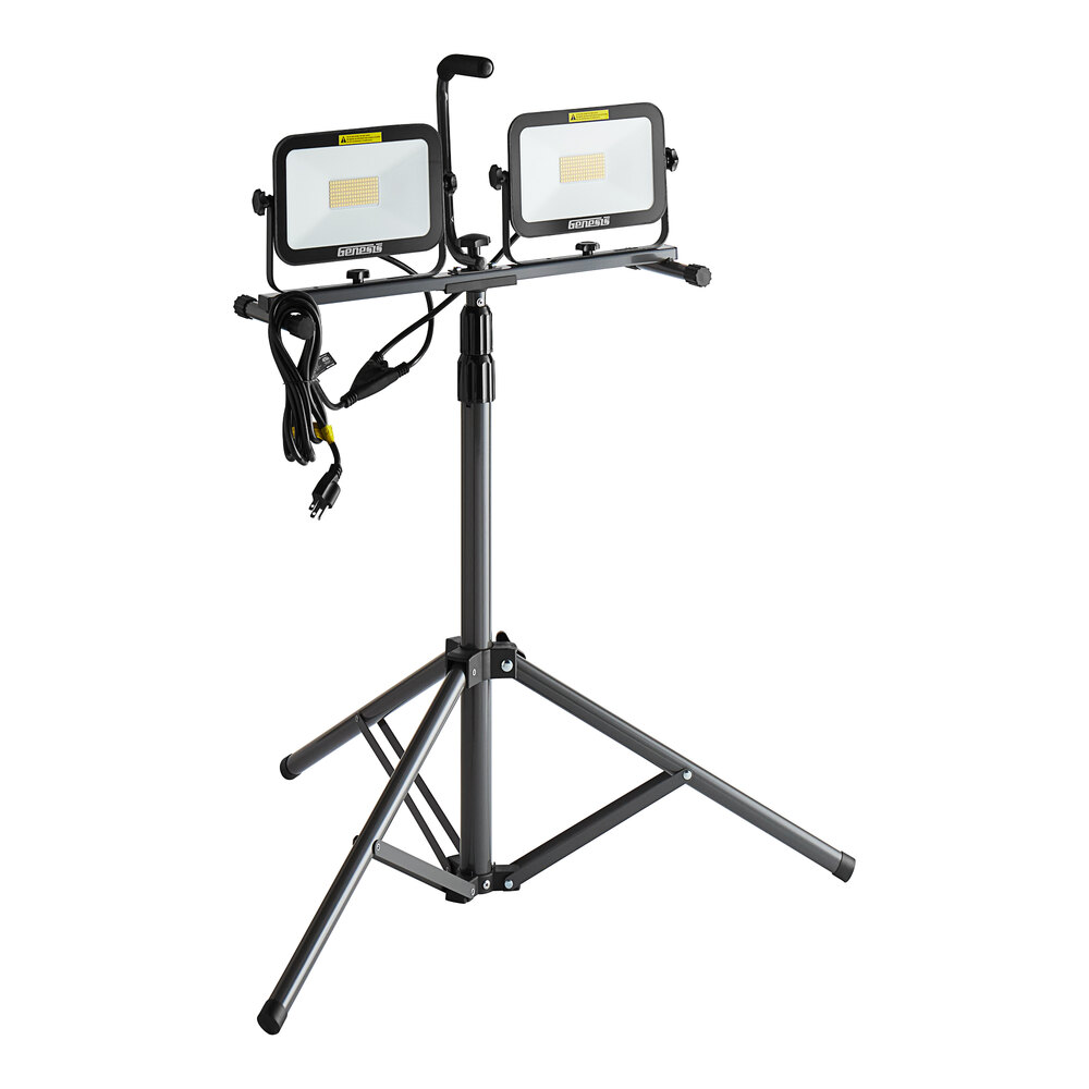 Genesis 13,000 Lumen Dual-Head LED Work Light with 64" Adjustable ...