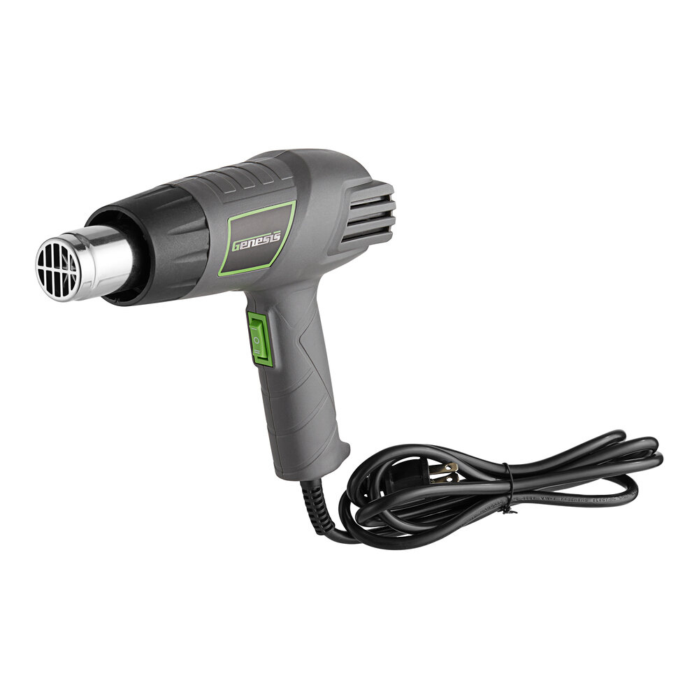 Genesis Dual-Temperature Heat Gun with Assorted Nozzles GHG1500A - 120V ...