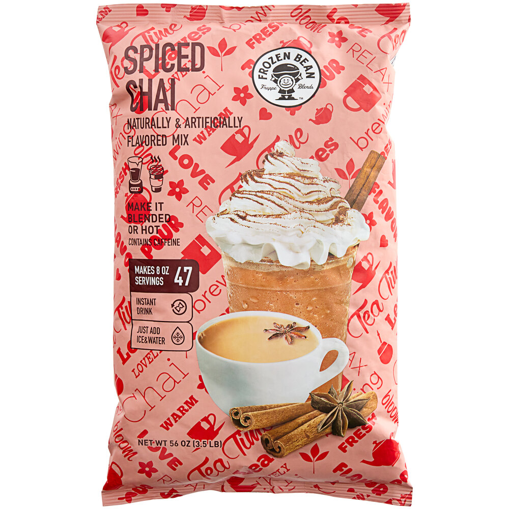 The Frozen Bean Spiced Chai Tea Latte Mix 3.5 lb.