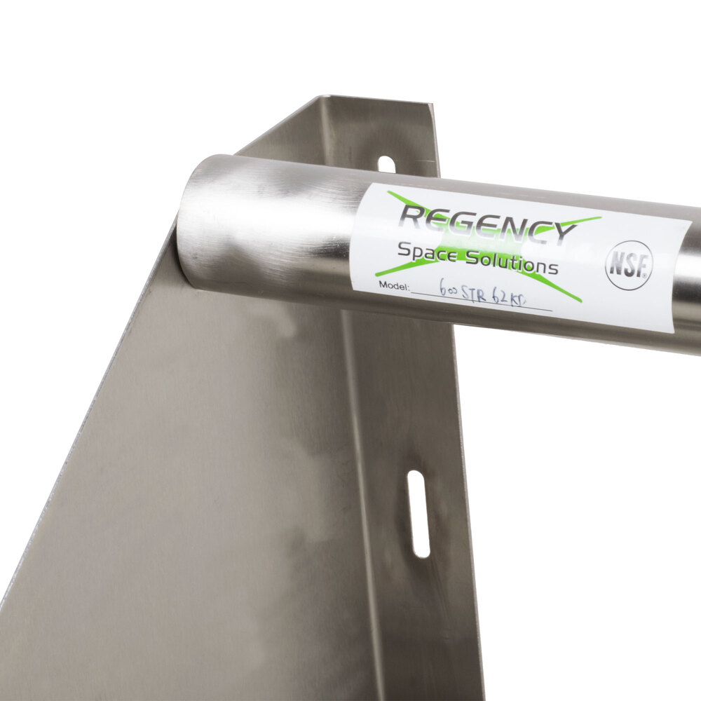 Regency 62" Tubular Rack Wall Mounted Shelf
