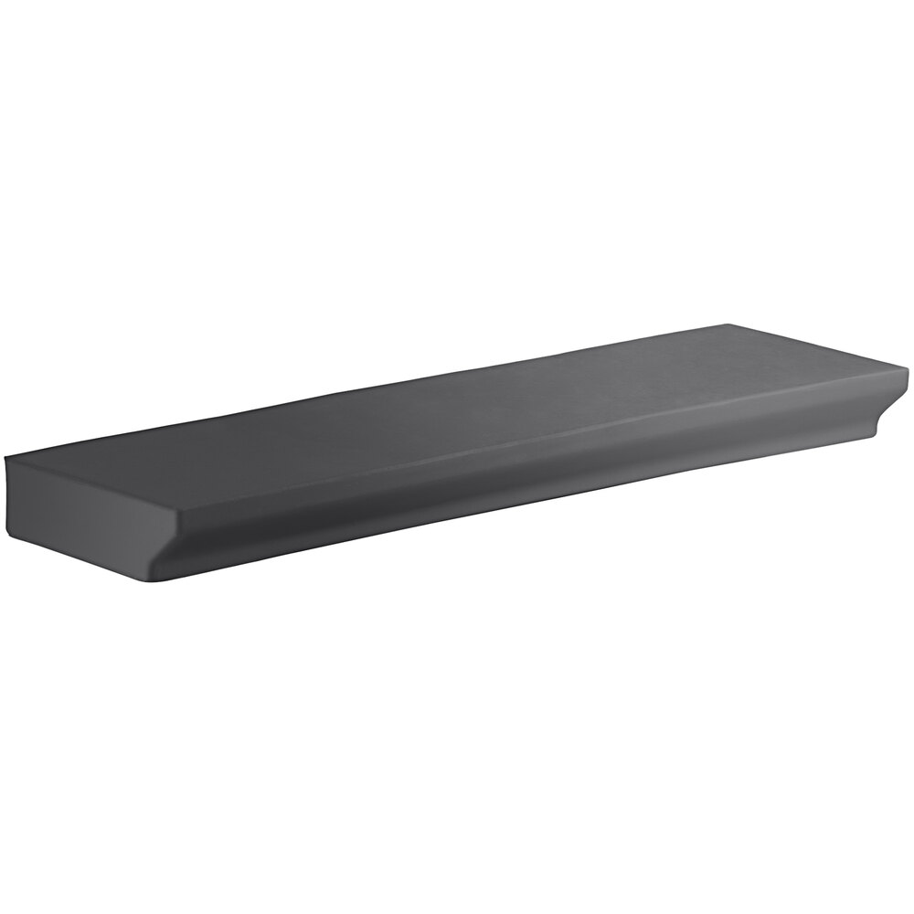 MasonWays 36" x 12" x 6" Solid Black Plastic Front Case Platform