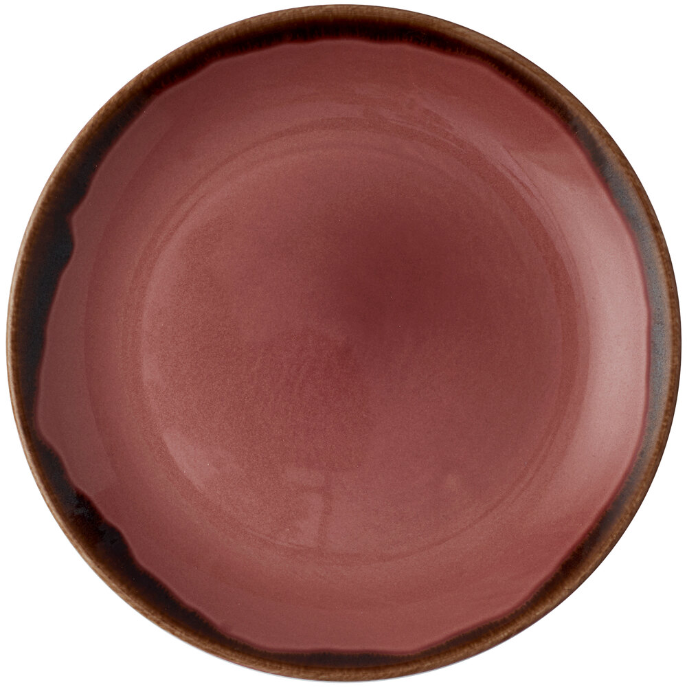 Dudson Harvest 8 11/16" Plum Coupe China Plate by Arc Cardinal - 12/Case