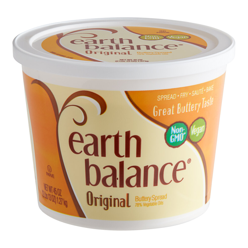 Earth Balance Vegan Original Buttery Spread 45 oz. - 6/Case