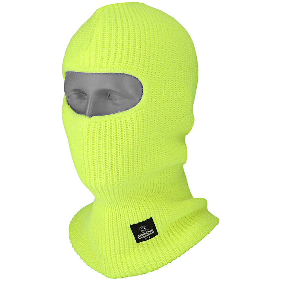 RefrigiWear Lime Open-Hole Face Mask 0047RHVLOSA