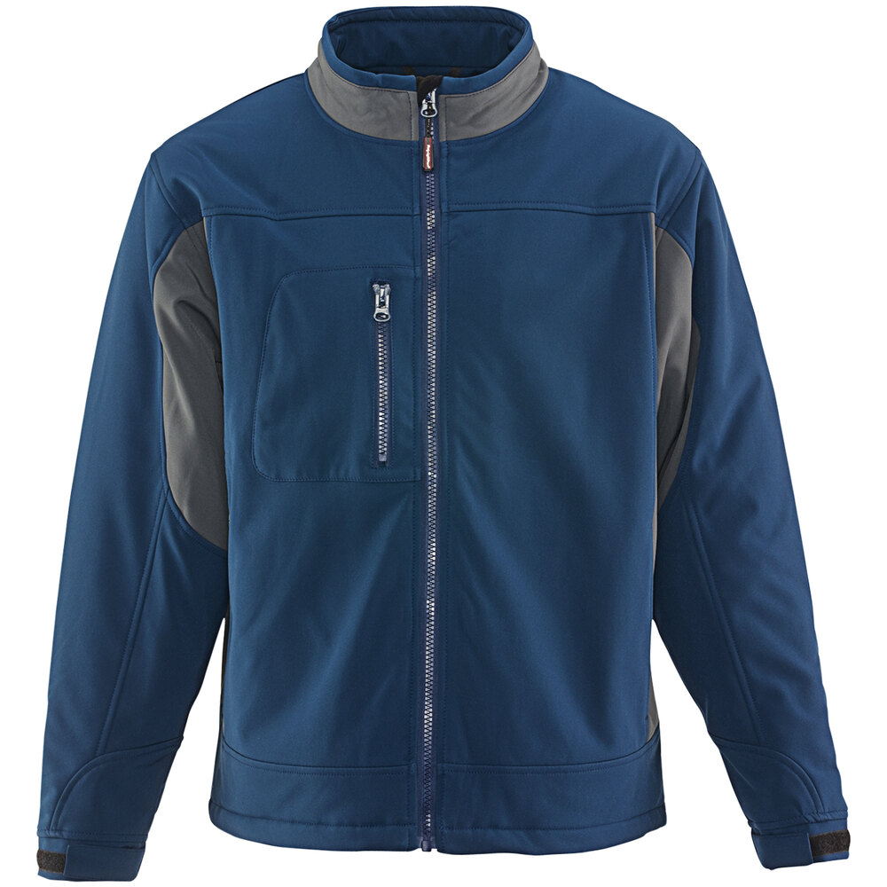 RefrigiWear Navy Insulated Softshell Jacket 0490RNAV5XL - 5XL