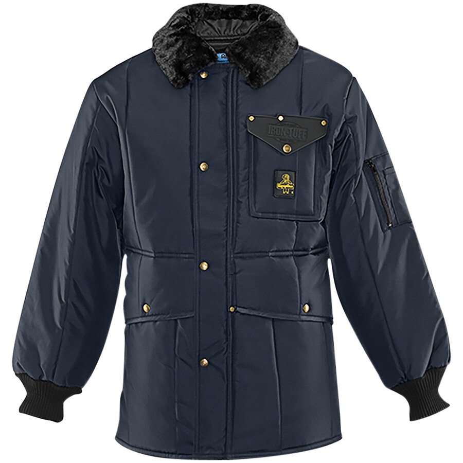 RefrigiWear Iron-Tuff Jackoat Navy Jacket 0342RNAV5XL - 5XL